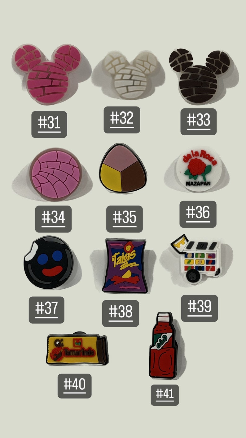 Mexican Drinks/snacks Croc Charms - Etsy