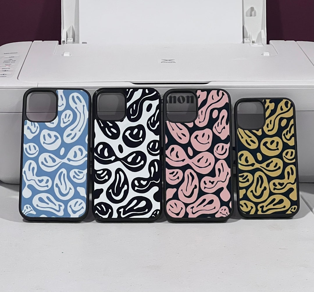 Smiley Face Phone Case - Etsy