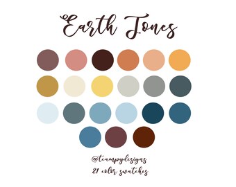 Rich Earth Tones - Etsy