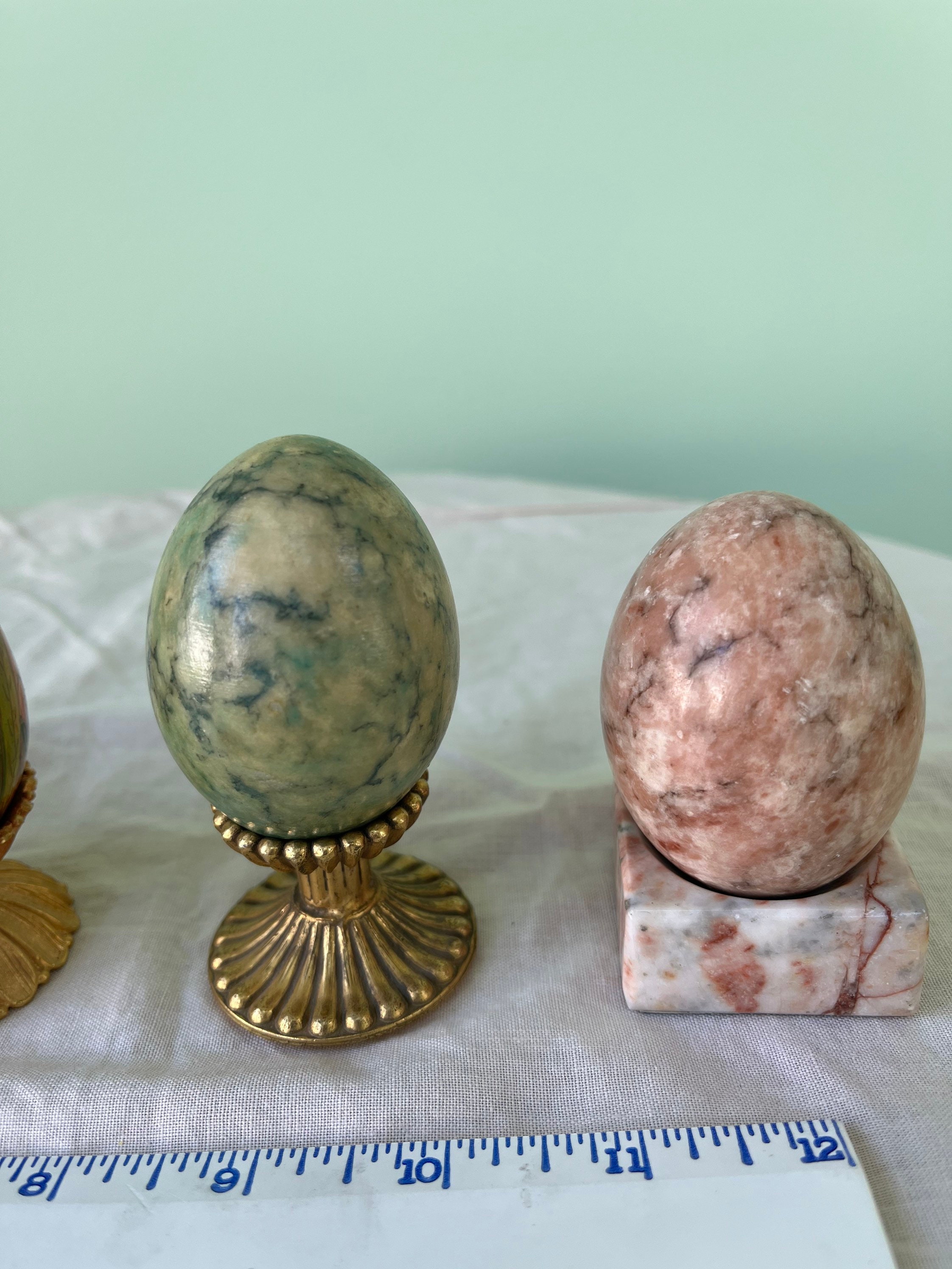 Egg Collection With Stands. 5 Pretty Eggs for Display. Symbol - Etsy