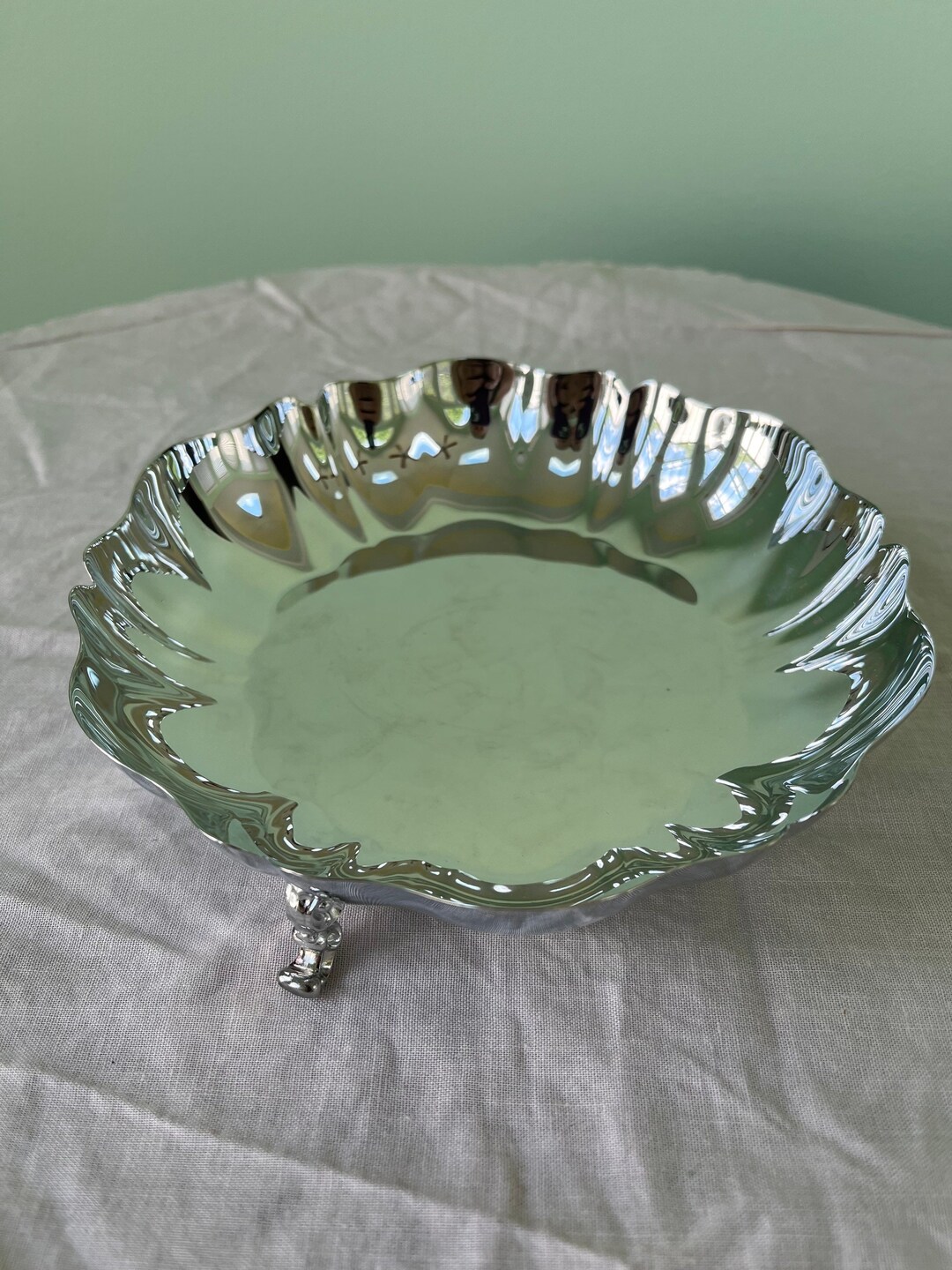 Oneida Silver Plate Footed Bowl Vintage New in the Box Perfect ...
