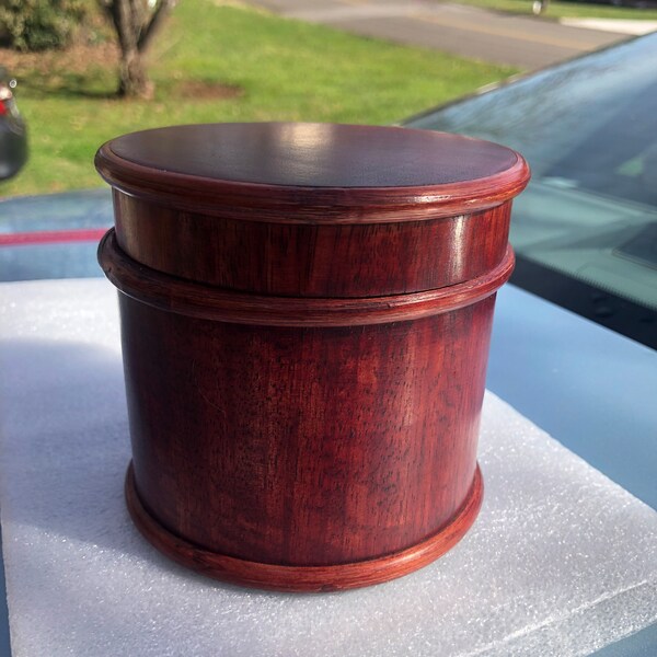 Round Wood Box - Etsy