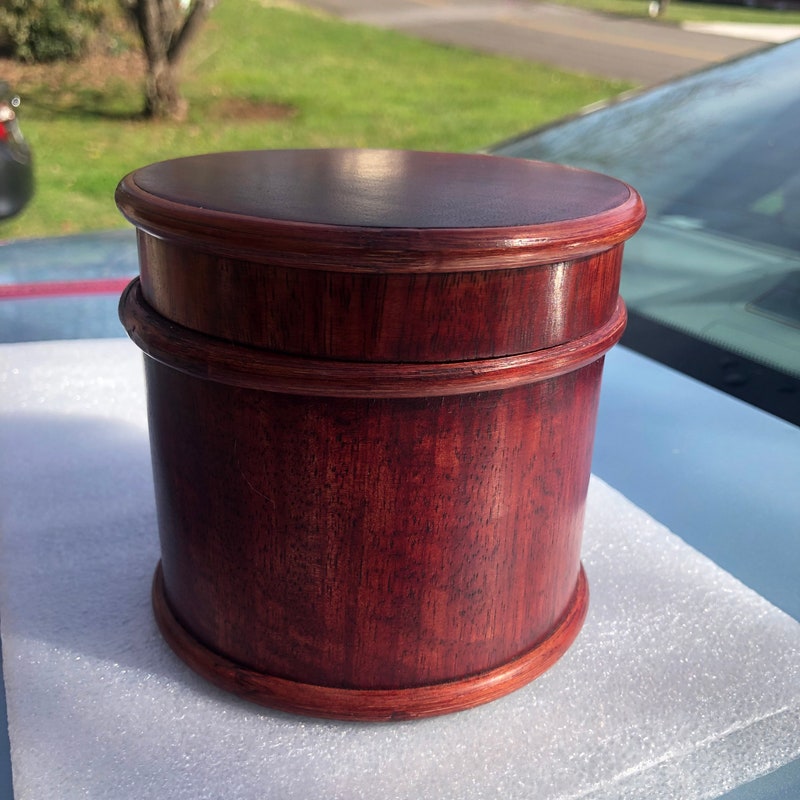 Round Wood Box - Etsy