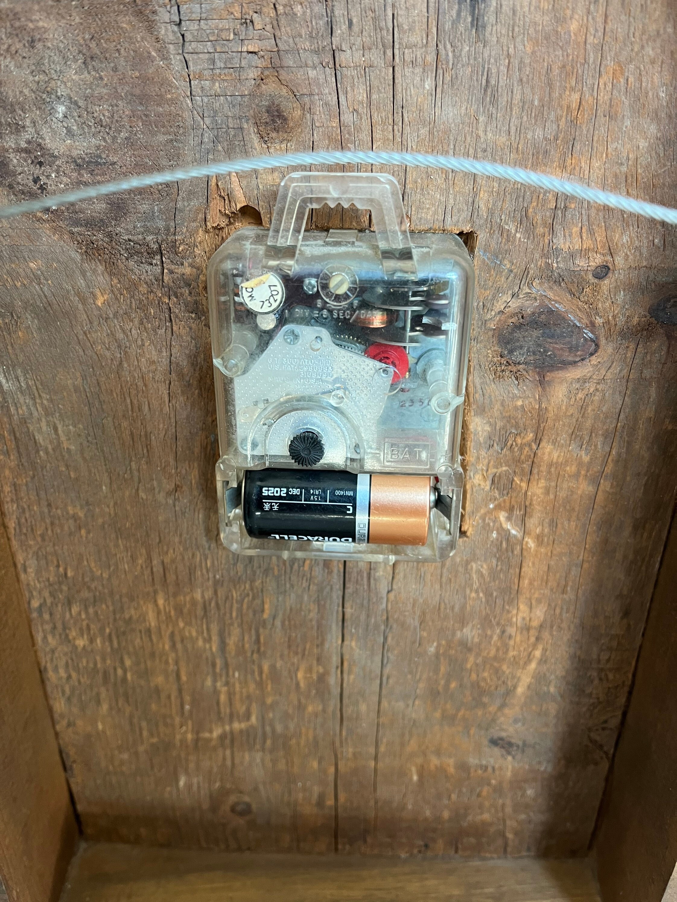 Rustic Gnome Hobbit House Handmade Clock Made of Barn Boards With Hand ...