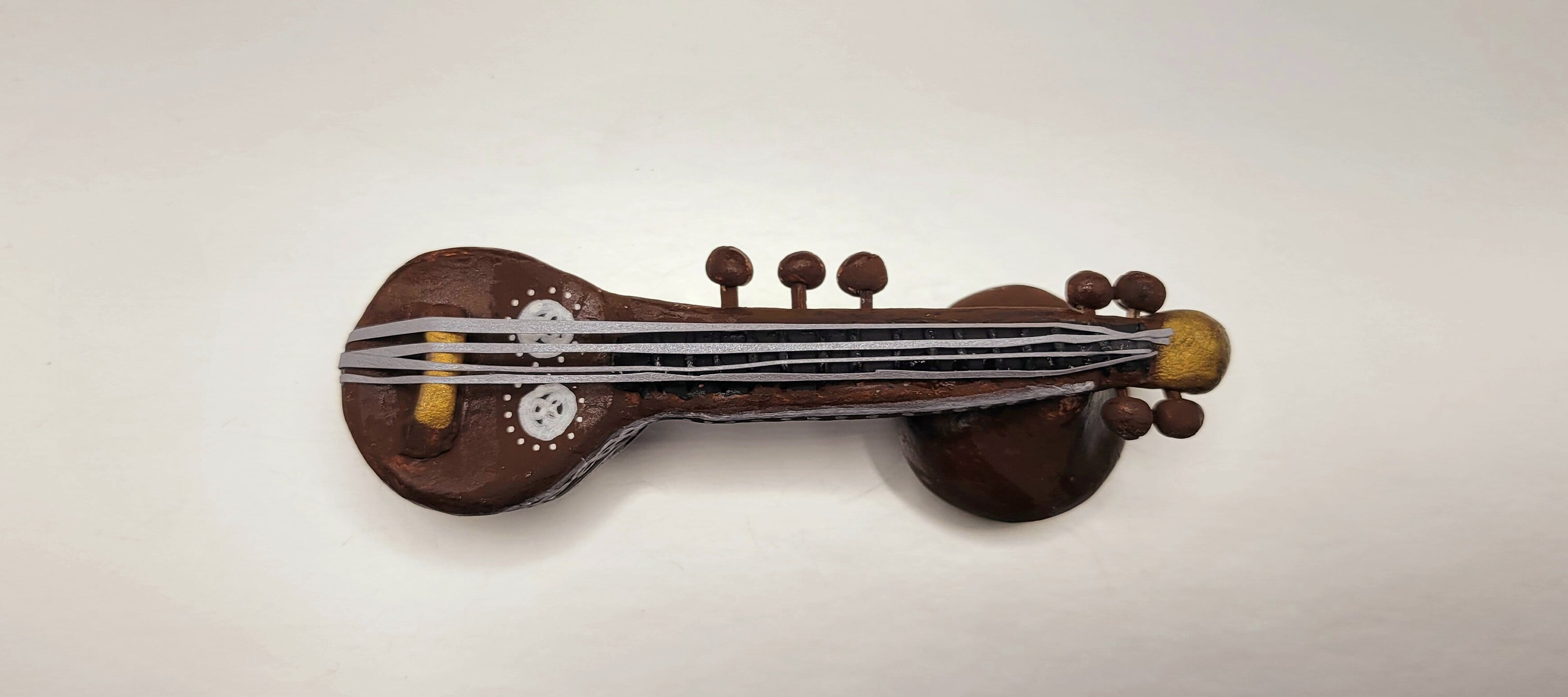 Veena /tabla Miniatures on the Shadow Box - Etsy