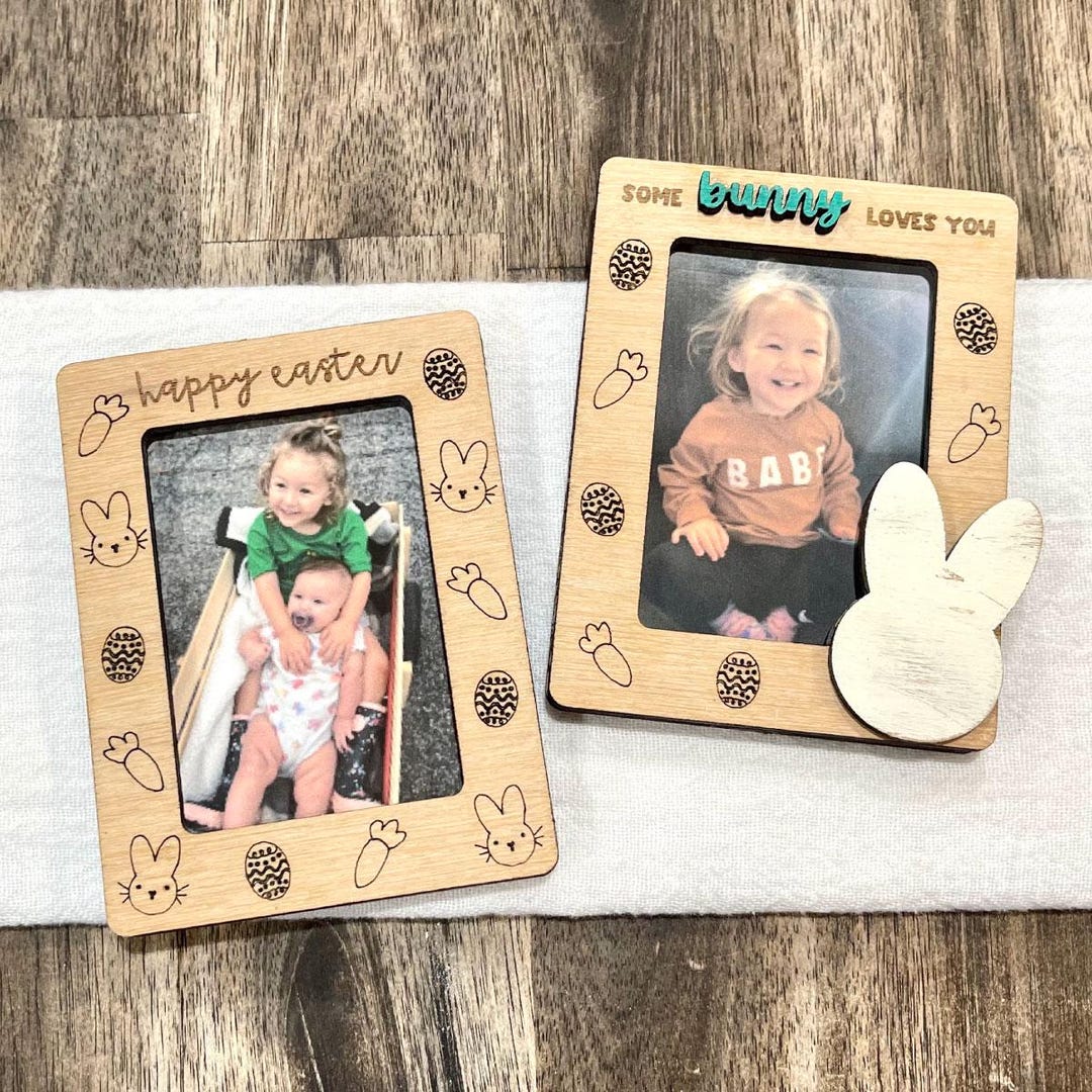Easter Picture Frame Magnet | Easter Photo Frame | Easter Gift for ...