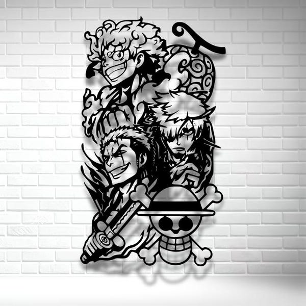 One Piece Luffy Dxf - Etsy UK