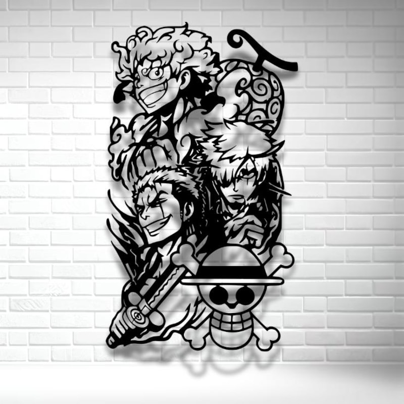 One Piece Luffy Dxf - Etsy UK