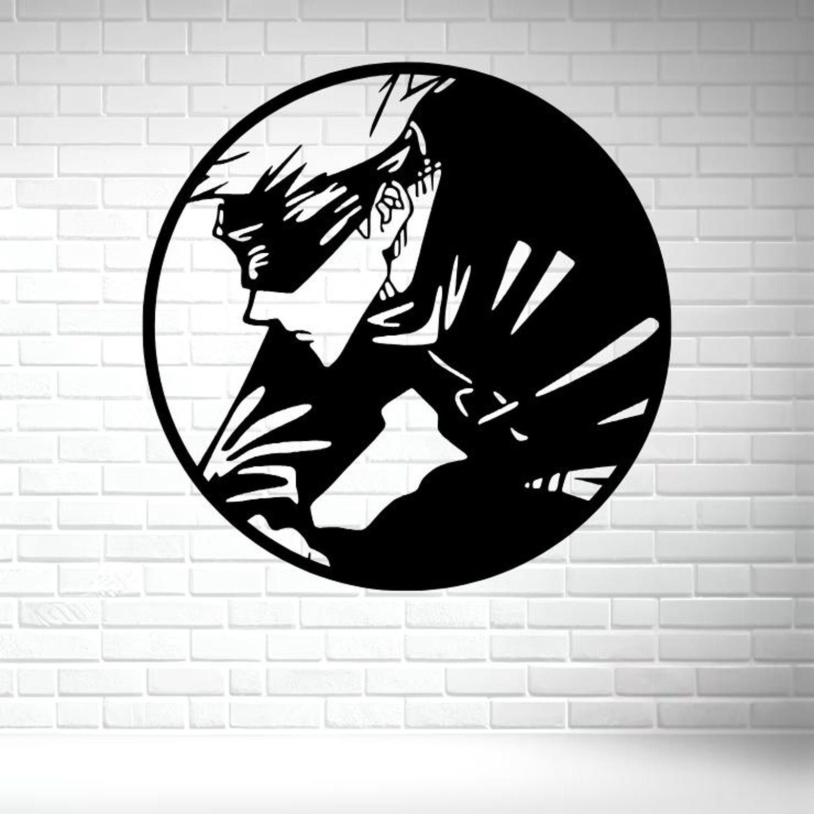 Satoru Gojo SVG | Jujutsu Kaisen Wall Art | Anime Silhouette Cut File ...