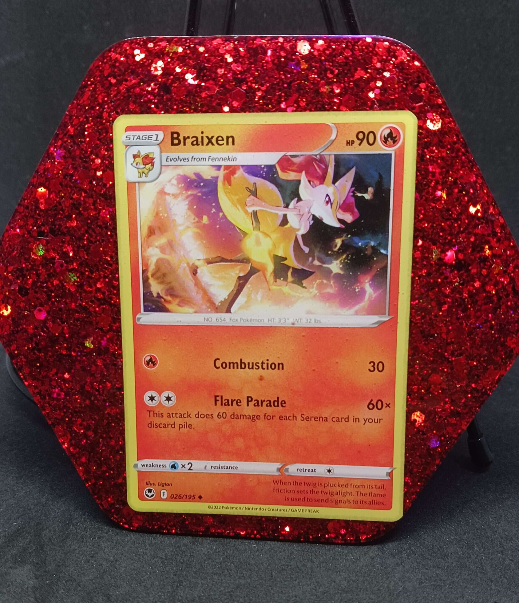 Pokemon Braixen Card