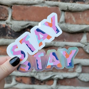Stray Kids stay Holographic Sticker / Laptop Decal / Waterbottle ...