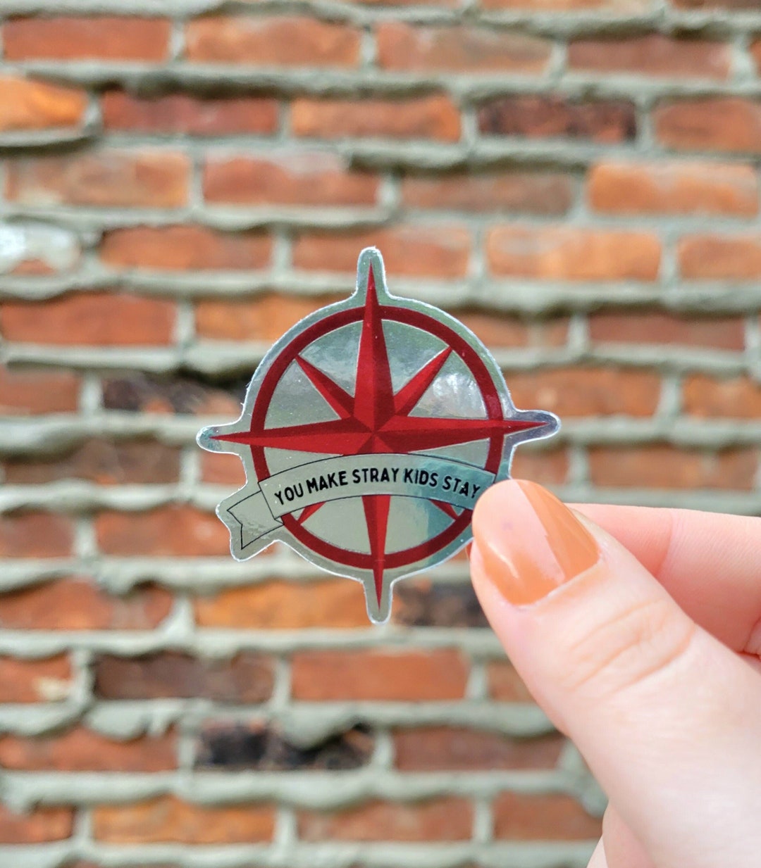 STRAY KIDS Mirrored You Make Stray Kids Stay Compass Sticker / Laptop ...