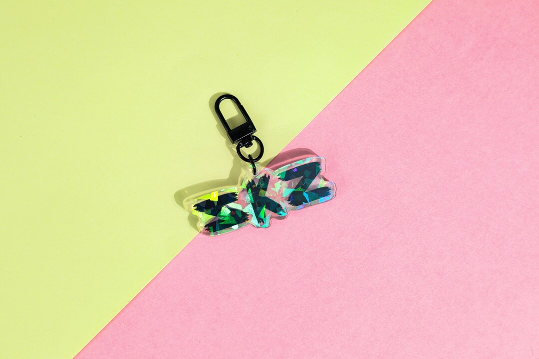 Stray Kids skz Keychain / Glitter Holographic Keyring / Epoxy Acrylic ...