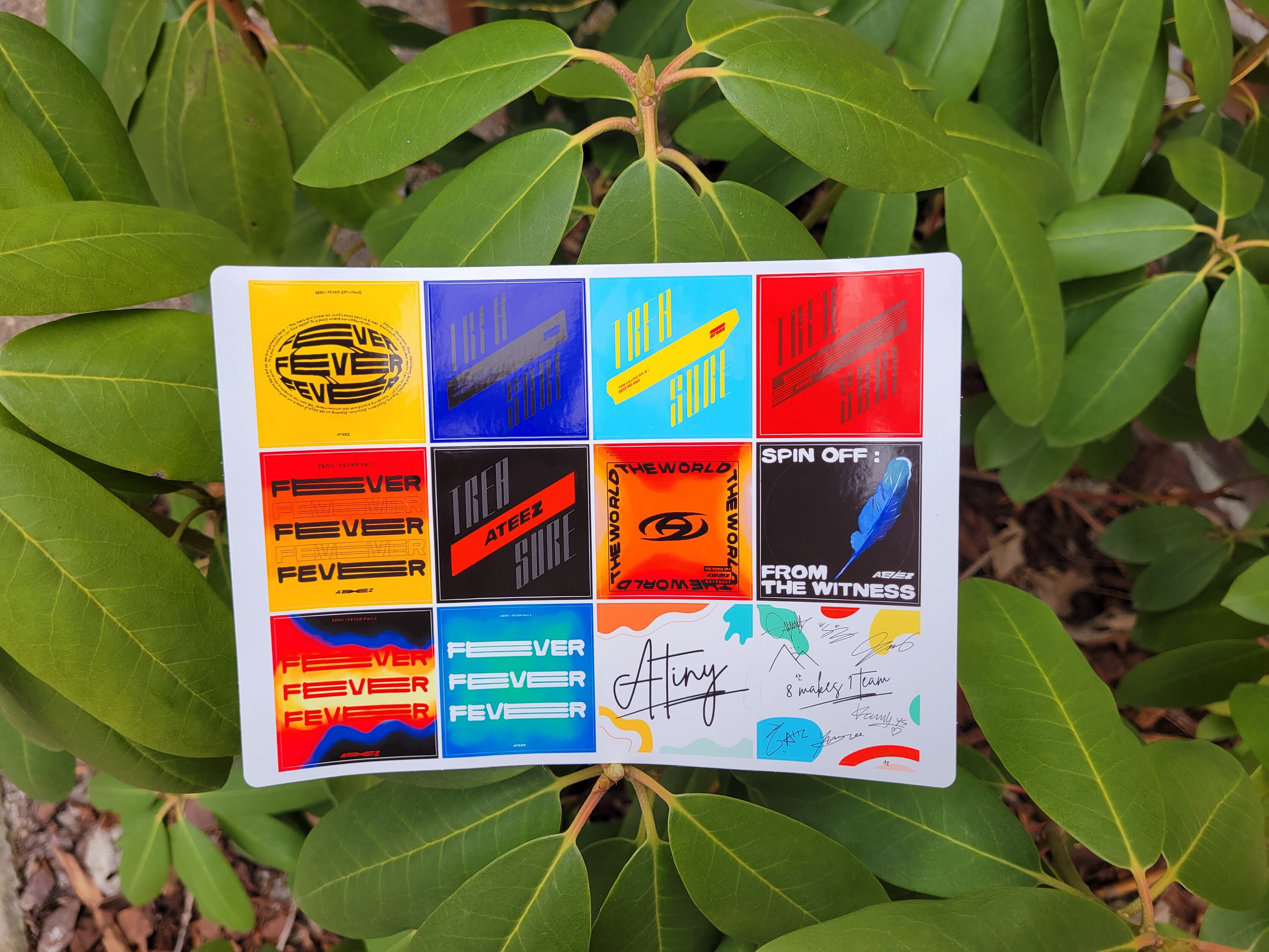 ATEEZ Album-inspired Artwork Sticker Sheet / Stray Kids Laptop - Etsy