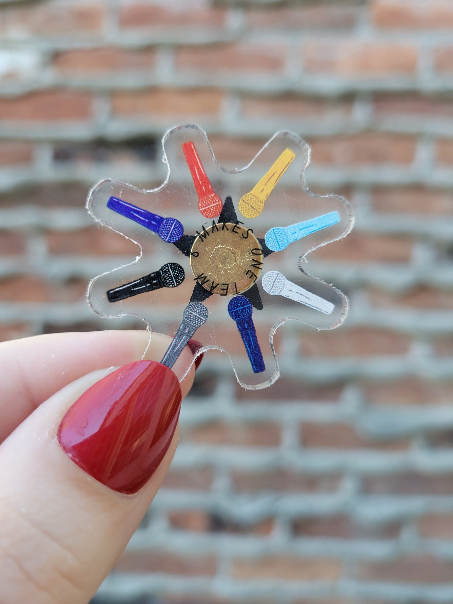 ATEEZ 8 Makes 1 Team Pin / Clear Acrylic Button / - Etsy