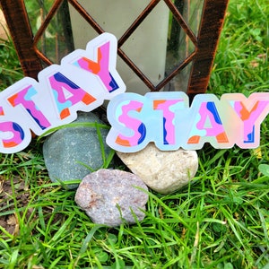 Stray Kids stay Holographic Sticker / Laptop Decal / Waterbottle ...