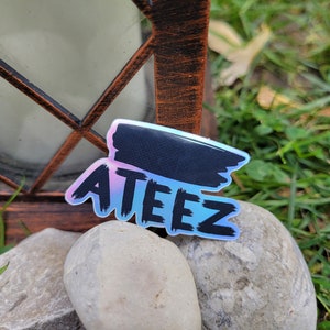 ATEEZ Holographic Sticker / Laptop Decal / Waterbottle Sticker / K-pop ...