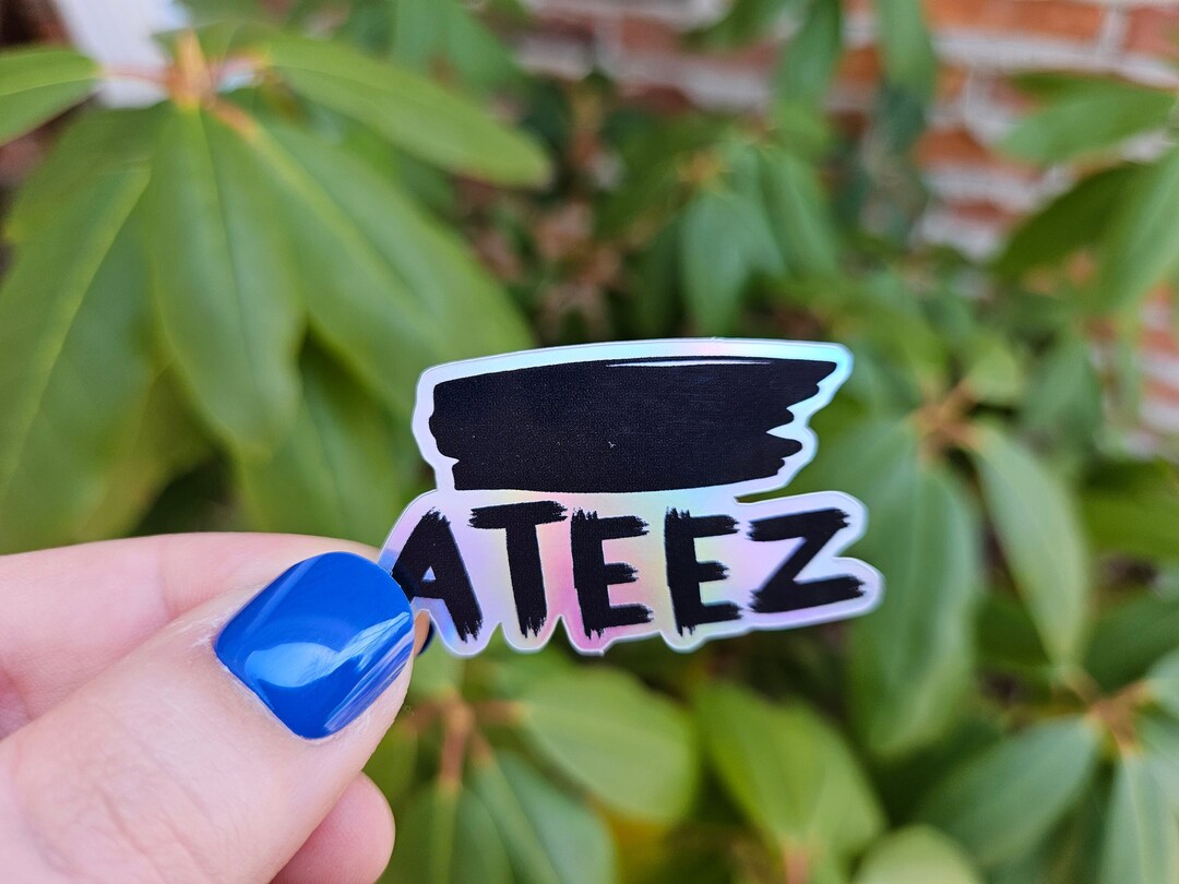 ATEEZ Holographic Sticker / Laptop Decal / Waterbottle Sticker / K-pop ...