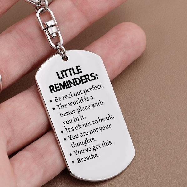 Reminder Keychain - Etsy