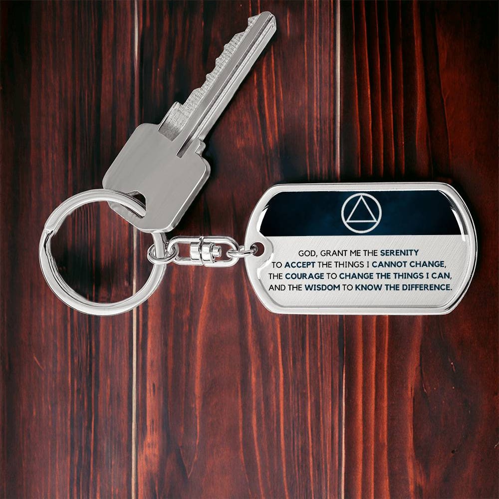 Sobriety Gift Serenity Prayer Sobriety AA Gift Sober Anniversary Gift ...