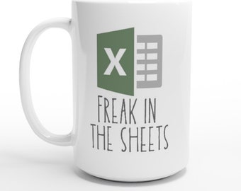 Excel Sheets Mug - Etsy