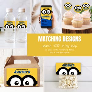 Minions Favour Tag, Thank You Tag Template, Editable Favour Tag ...
