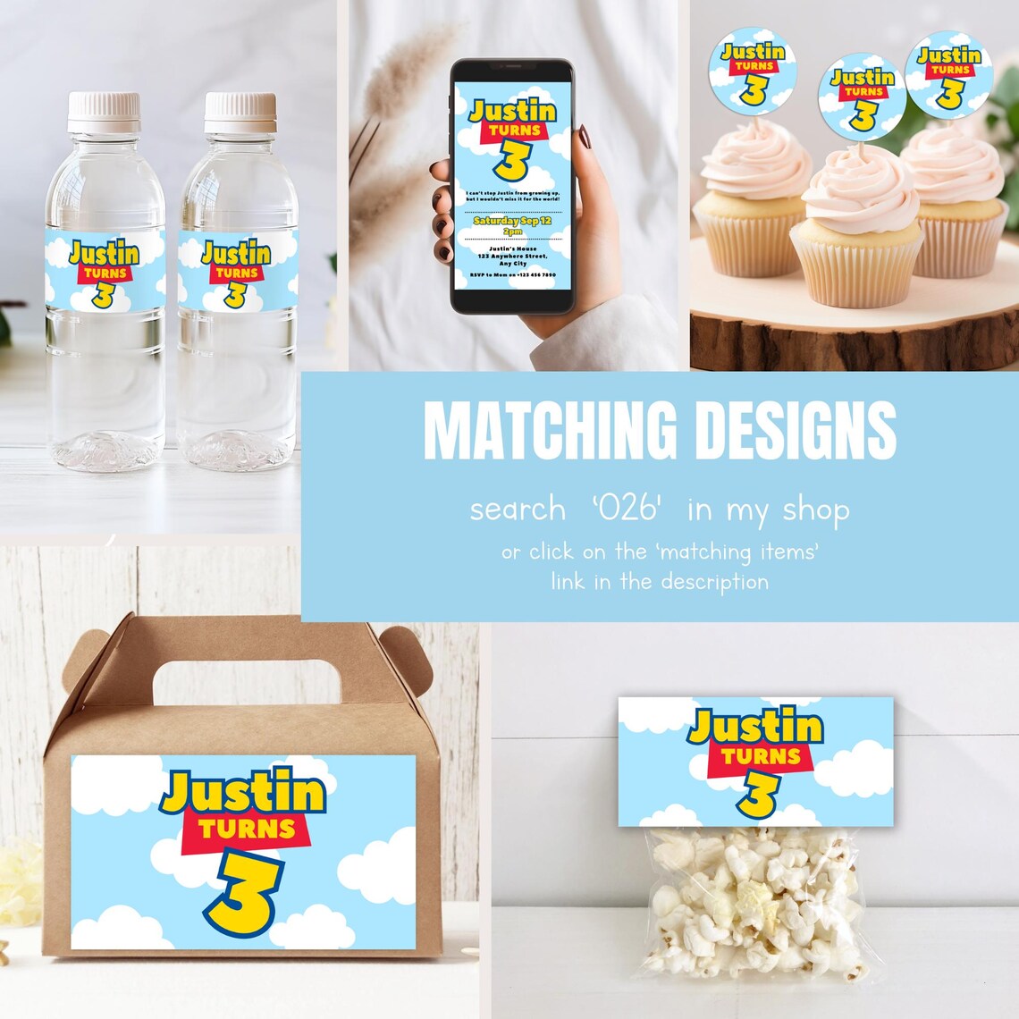 Toy Story Food Label, Birthday Party Food Tent Cards, Toy Story Food ...