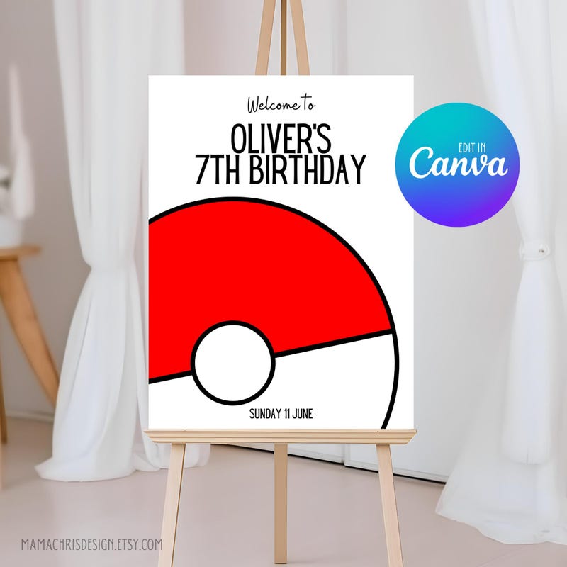 Custom Pokémons Sign - Etsy