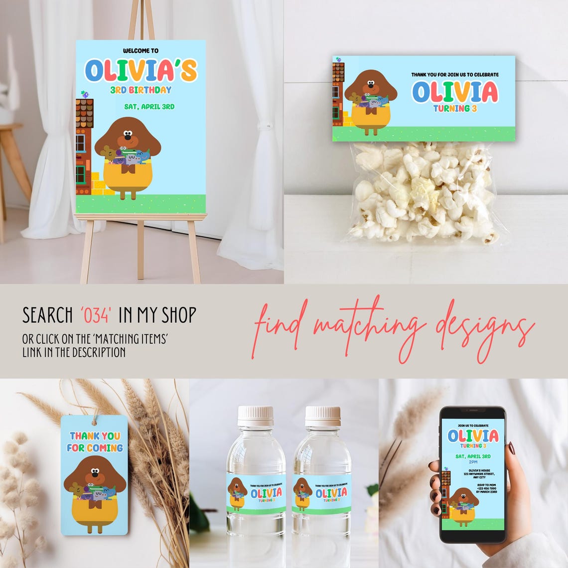 Hey Duggee Chocolate Bar Wrapper, Editable Party Favour, Personalised ...