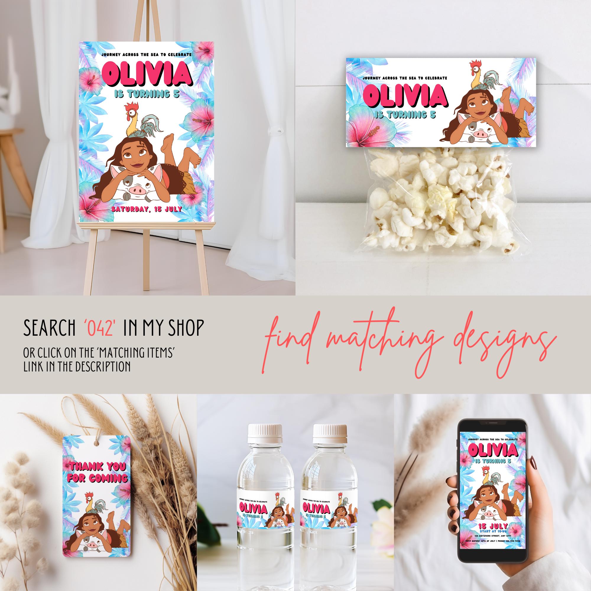 Moana Food Label, Birthday Party Food Tent Cards, Moana Food Tent Label ...