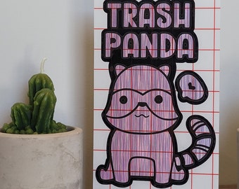 Trash Panda Decal - Etsy