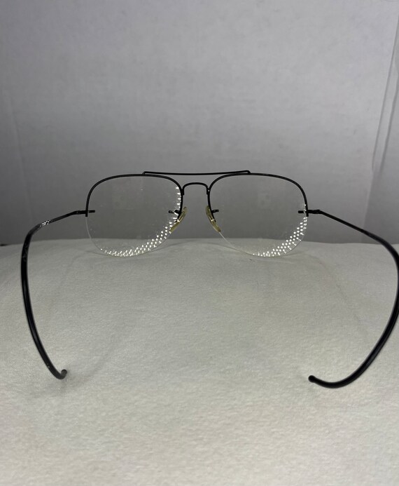 Nos Vintage Cable Temple Wrap Around Eyeglass Frames Gem