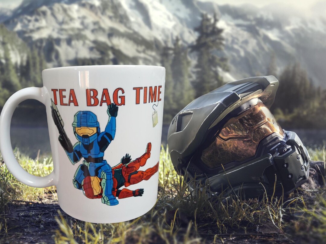 Waterproof Halo Tea Bag Time Victory Tea & Coffee Mug - Etsy