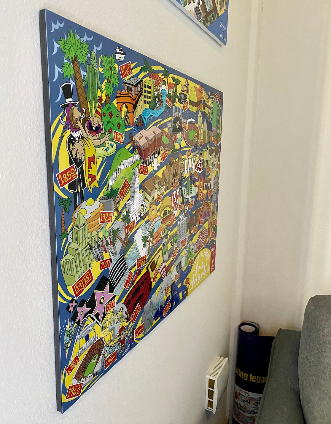 Los Angeles CA City Life Story Art Print V1 - Free Shipping - LA ...