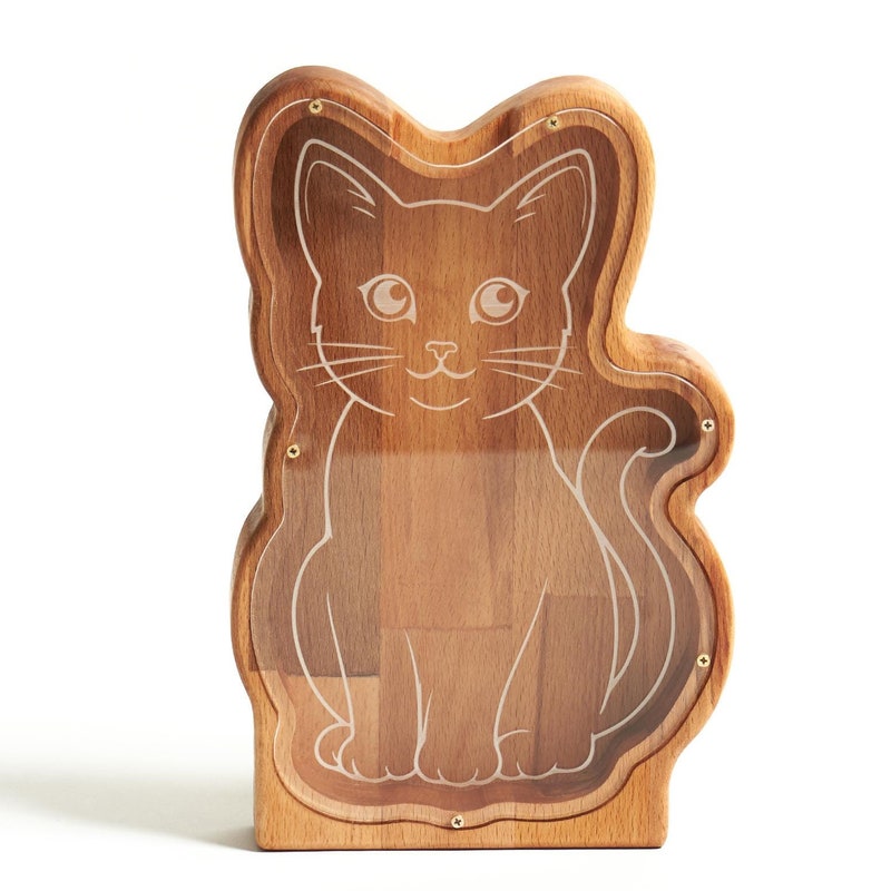 Cat Coin Bank - Etsy