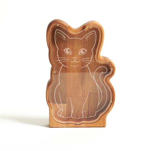 Cat Coin Piggy Bank - Etsy