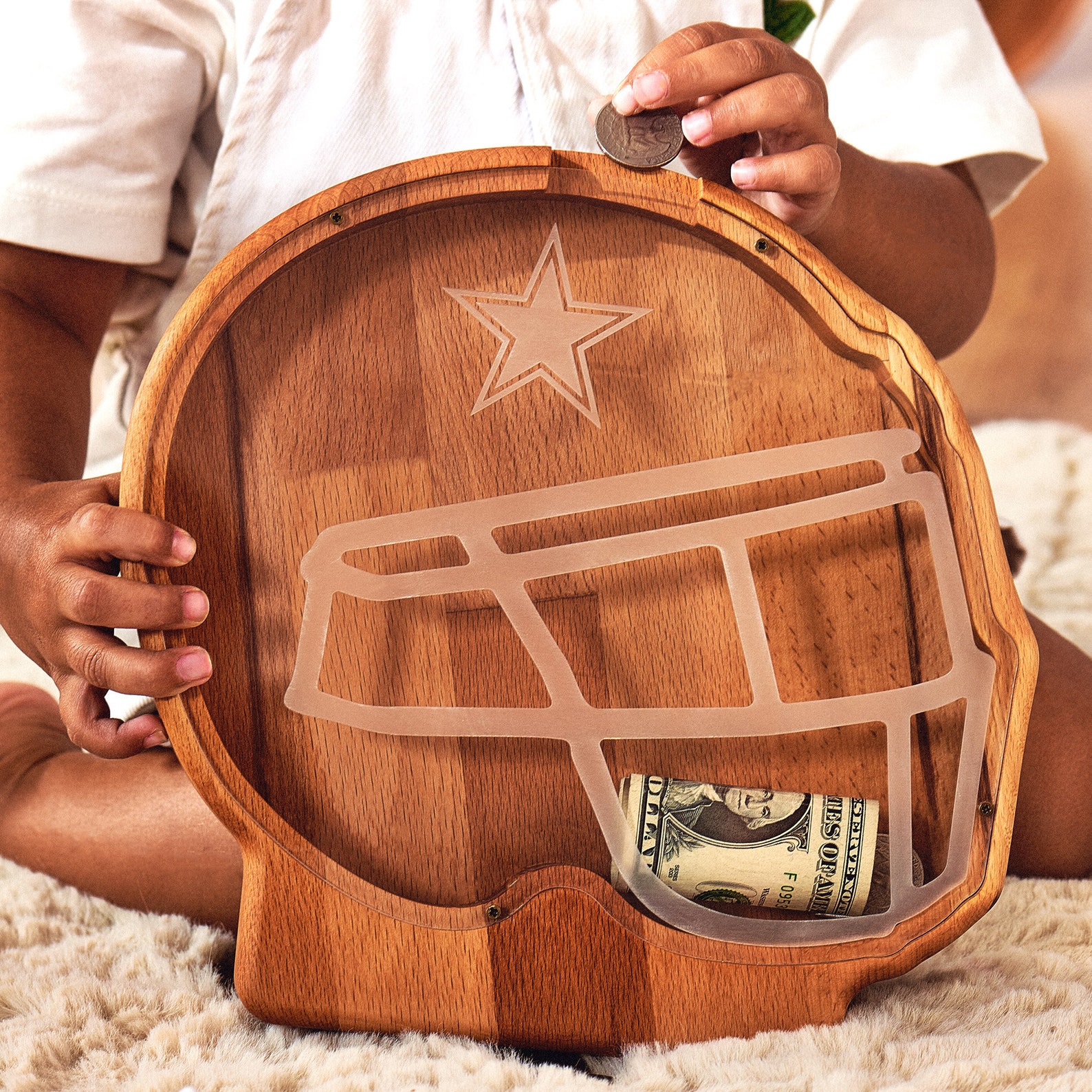 Basketball Coin Bank, Baby Boy Gift Newborn, Handmade Gift for Kid, 3 ...