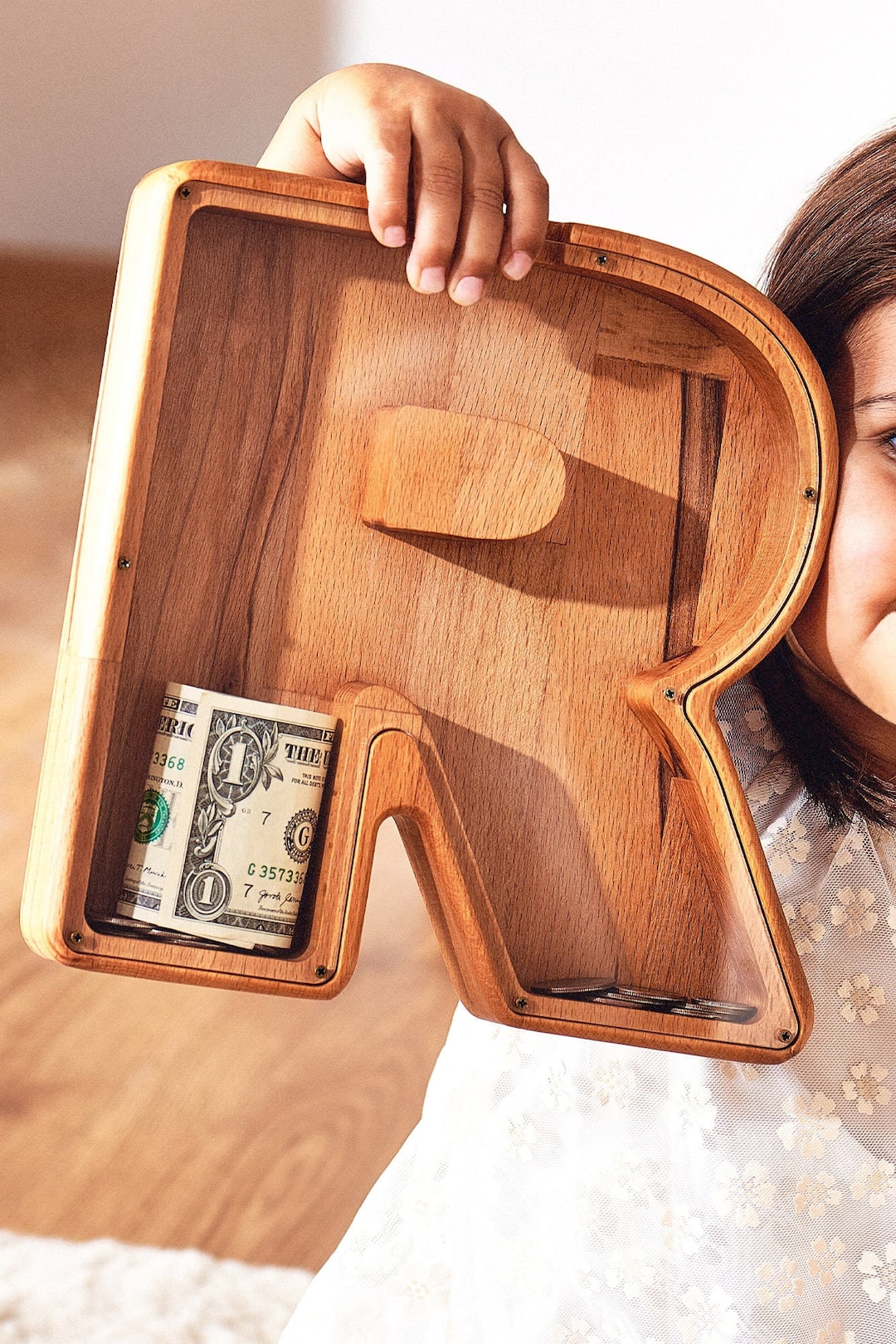 Alphabet Initial Letter Bank, Personalized Piggy Bank, Baby Shower Name ...