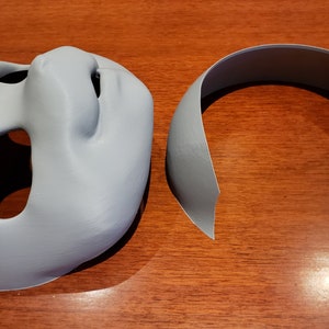 On Demand 3D Printed Openkig Anthro Mask - Unassembled, Two Parts - Etsy