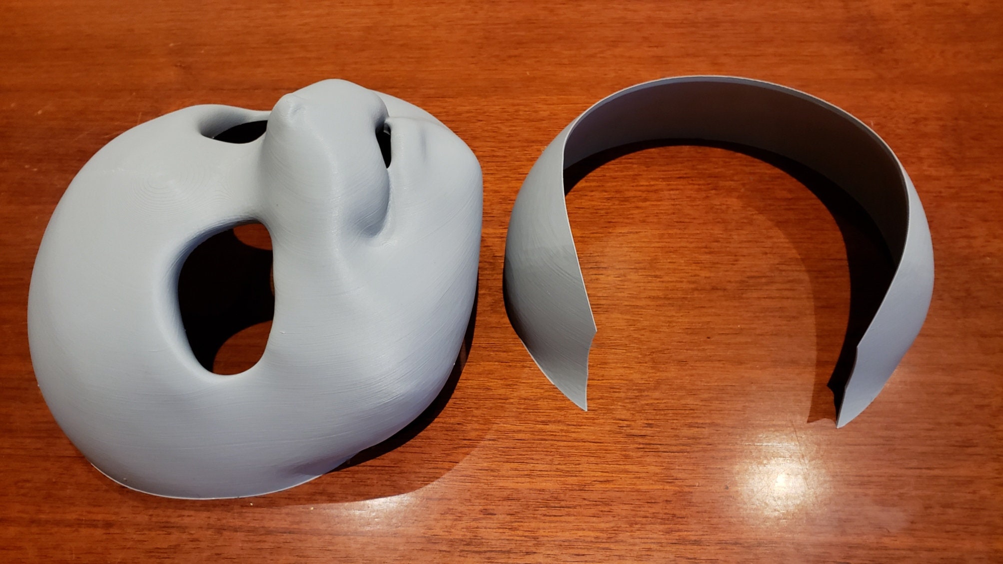 On Demand 3D Printed Openkig Anthro Mask - Unassembled, Two Parts - Etsy