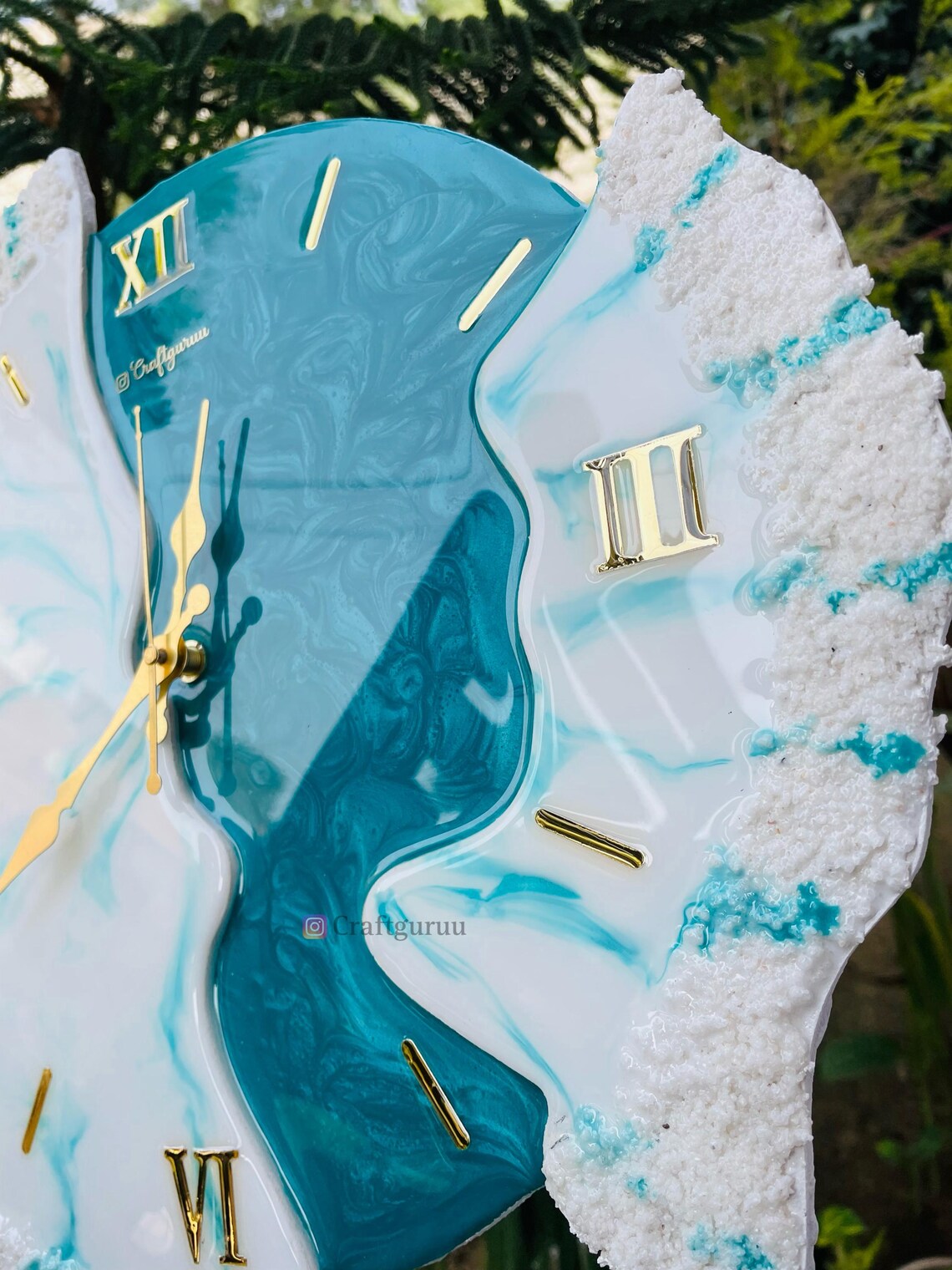 Resin Wall Clock - Etsy