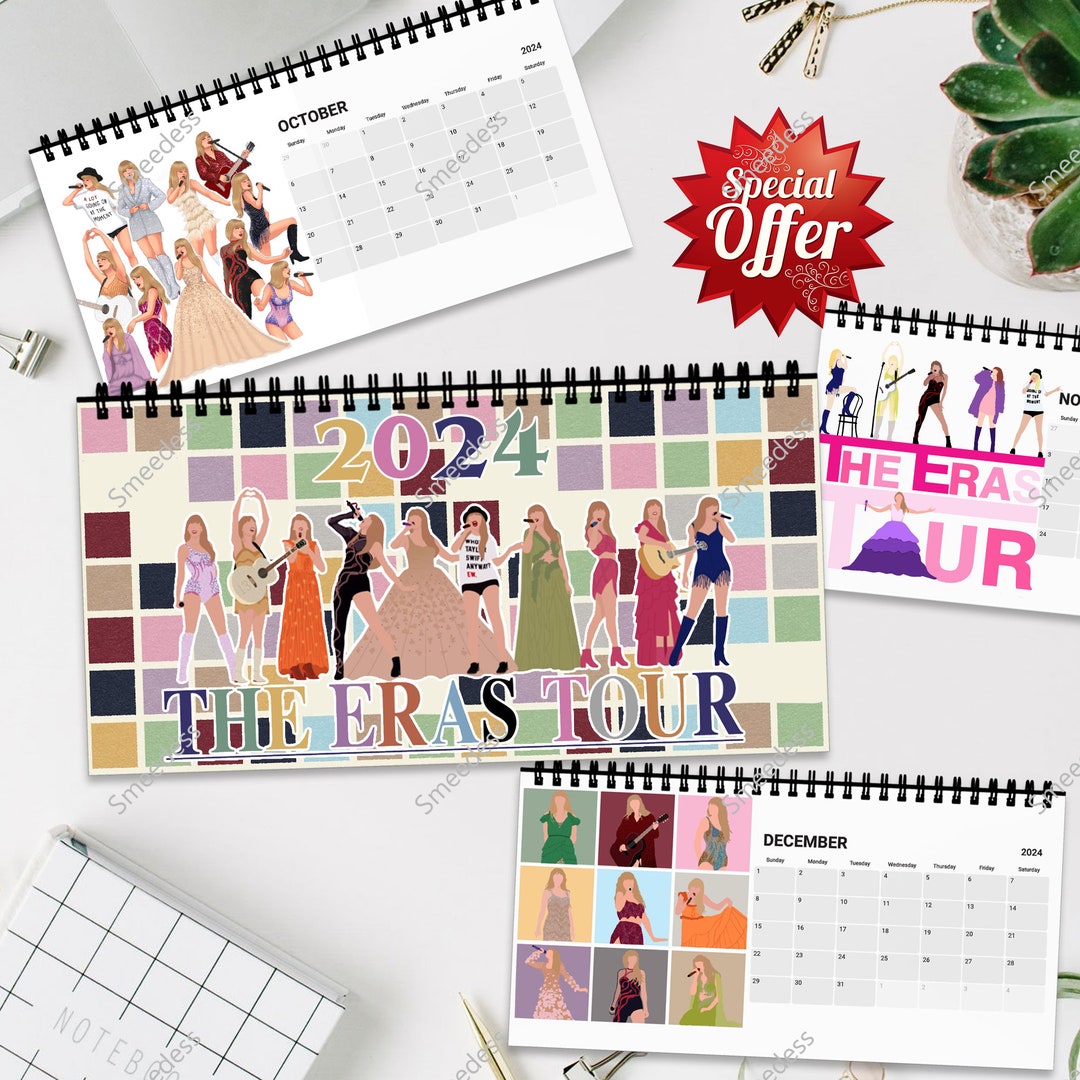 Desktop Calendar Eras 2024 Explore My Latest Era Merchandise - Etsy