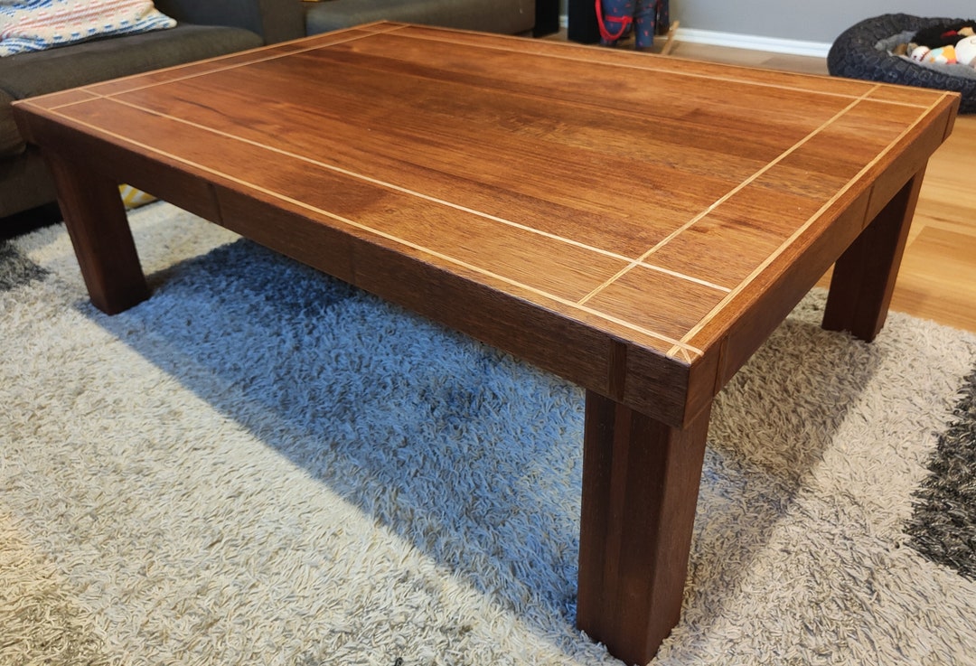 Custom Built, Japanese Low Coffee Table, Rustic Coffee Table, Wood ...