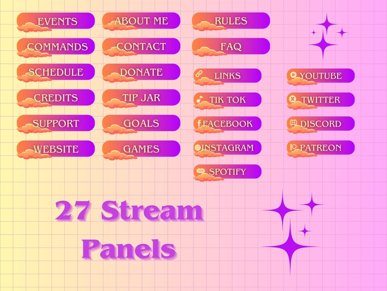 Animated Twitch Overlay||cozy Sunset Stream Overlay for Youtube and ...