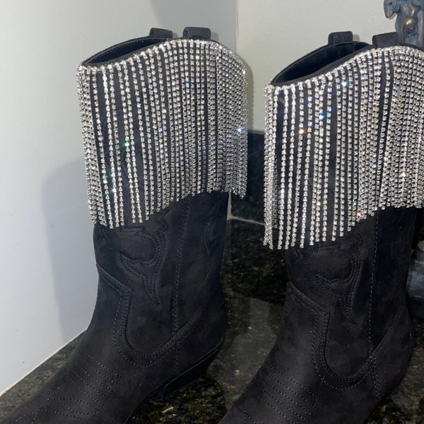 Mens Rhinestone Cowboy Boots - Etsy