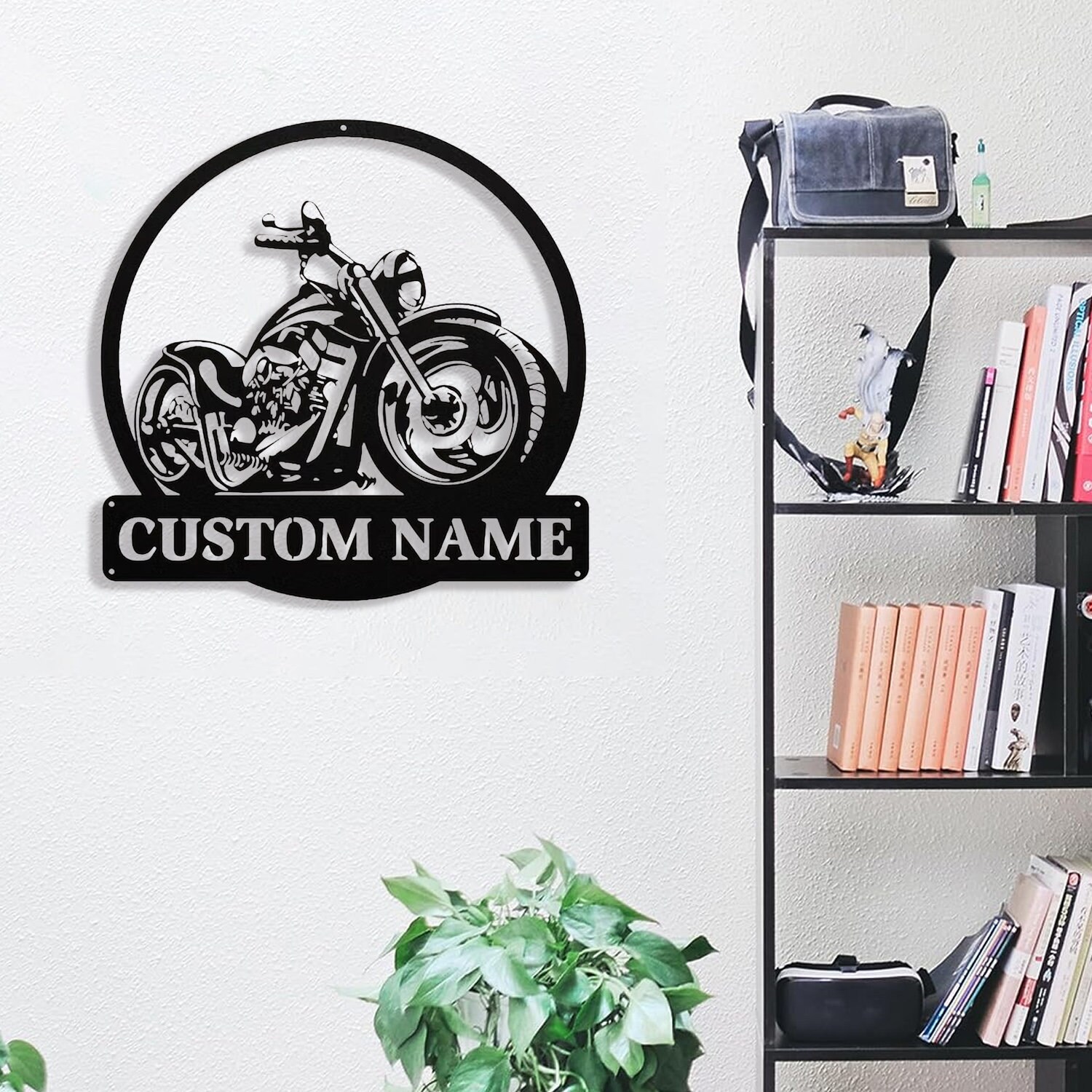 Custom Motorcycle Metal Wall Sign, Motorcycle Metal Wall Art ...