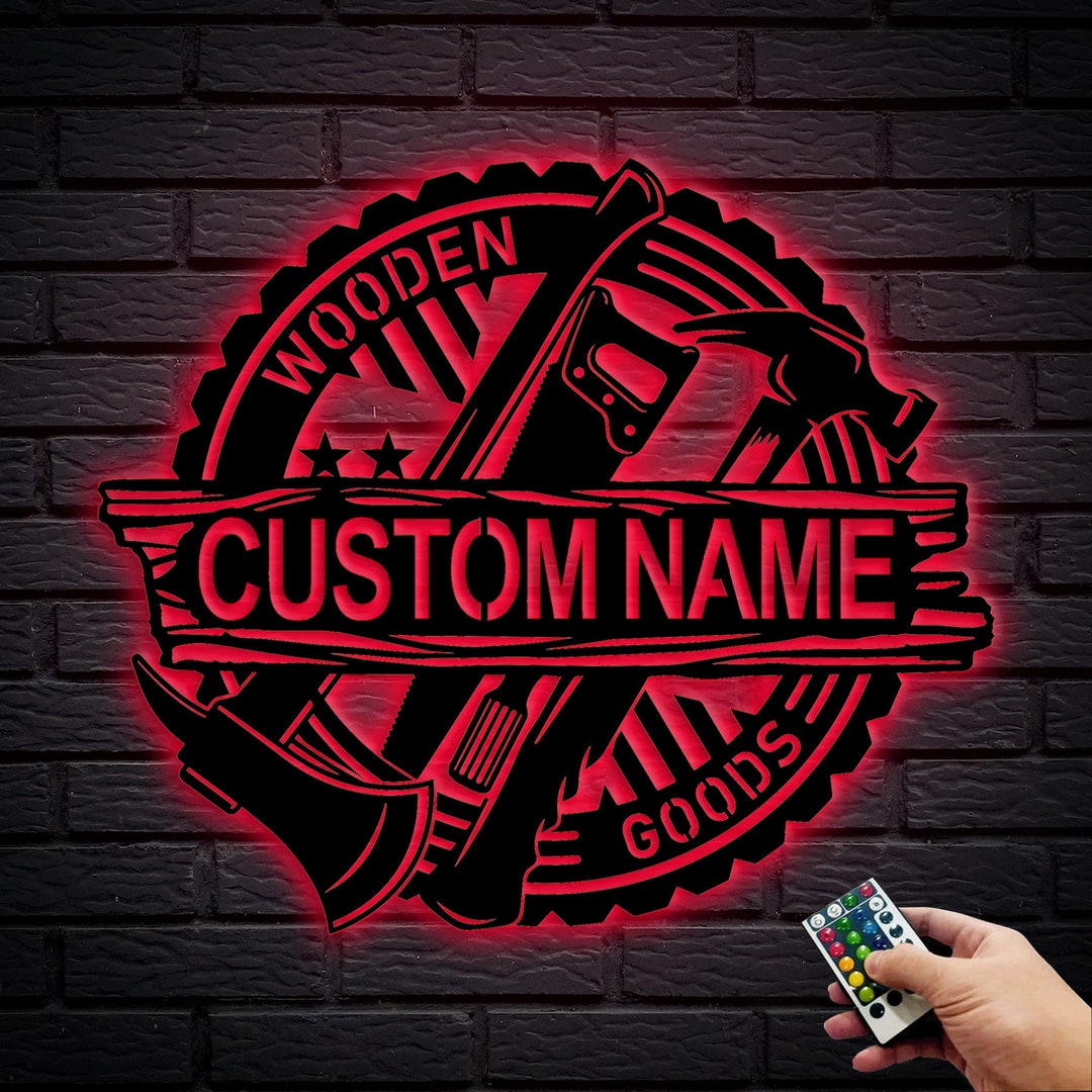 Custom Carpenter Metal Wall Sign: Handyman Garage Decor - Etsy
