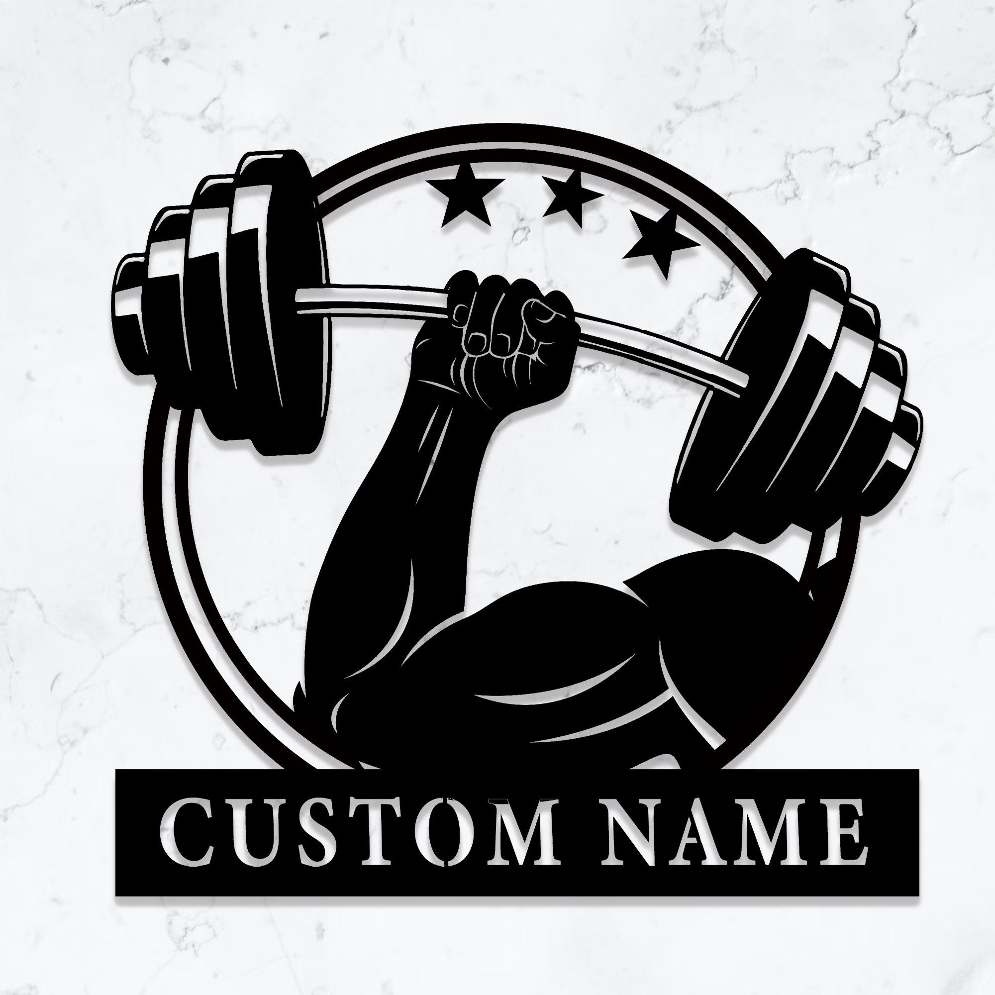 Custom Gym Metal Wall Art: Personalized Fitness Room Decor - Etsy
