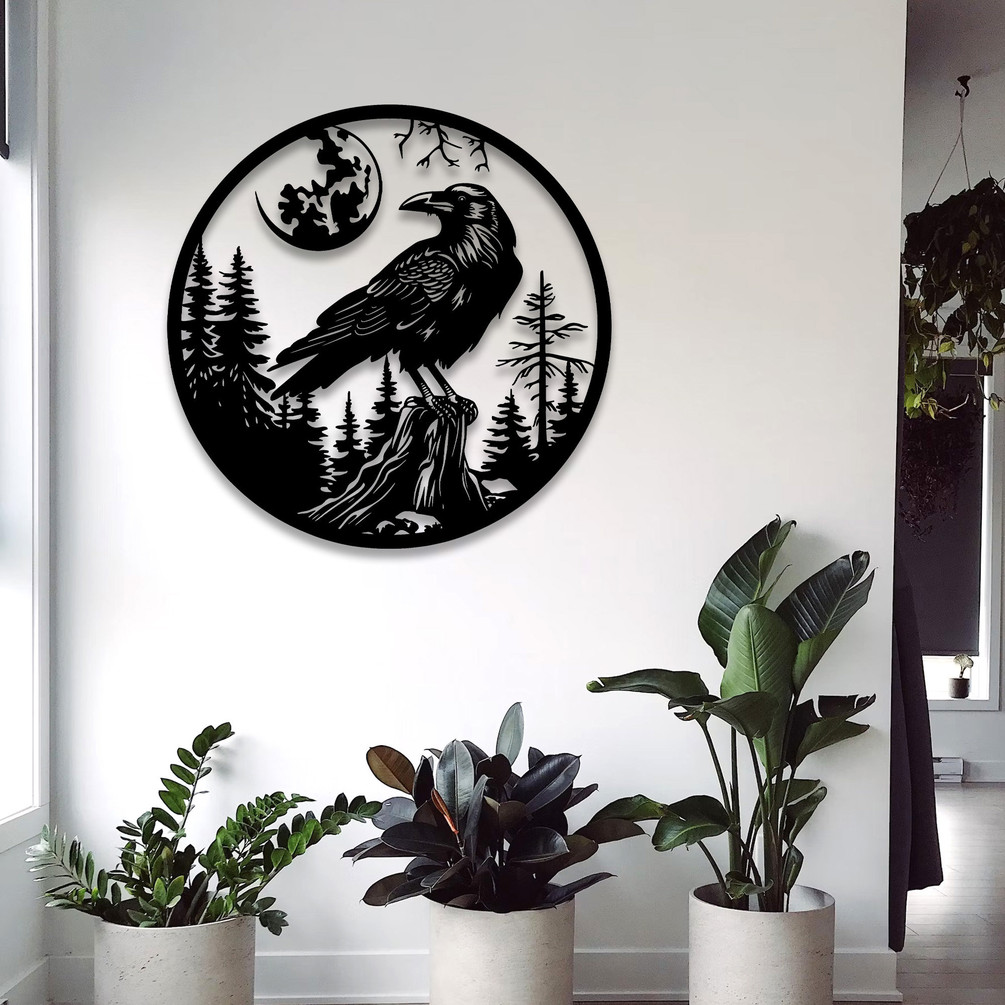 Personalized Raven Bird Metal Signs-raven Name Sign-raven Home Decor ...