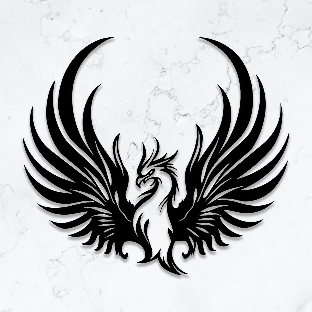 Phoenix Metal Wall Art, Custom Phoenix Metal Wall Decor, Phoenix Metal ...
